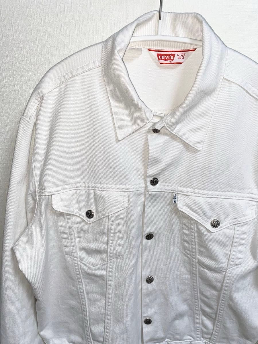激レア 70s 70505 1051 リーバイス デニムジャケット ホワイト 激レア 70s 70505 1051 リーバイス デニムジャケット ホワイト