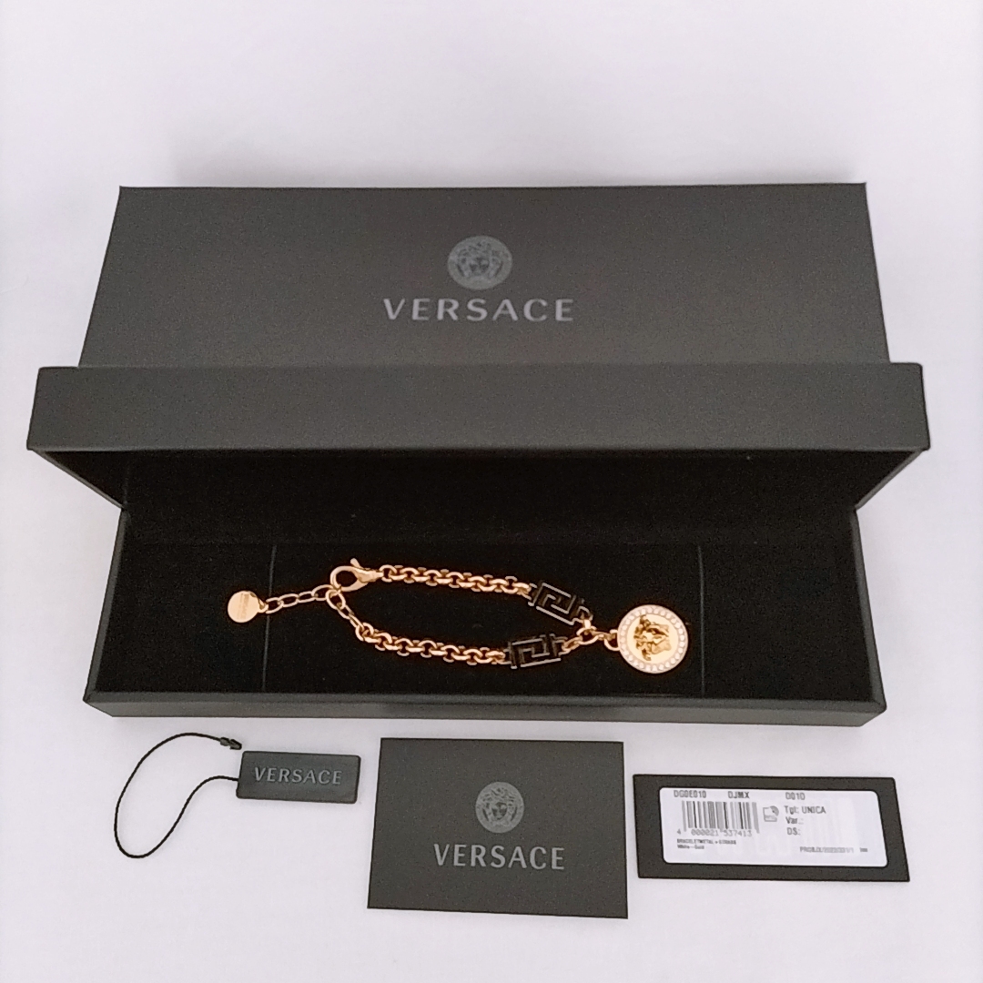 新品未使用】VERSACE クリスタル ラ メドゥーサ グレカ 新品未使用】VERSACE クリスタル ラ メドゥーサ グレカ
