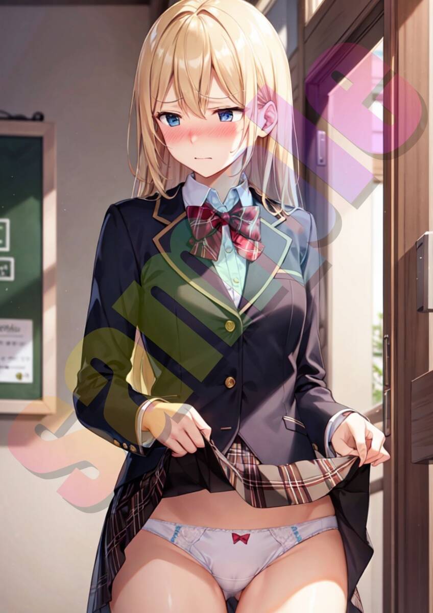 たくし上げ 制服 パンチラ イラスト AI美女 A4ポスター 高級光沢紙 高画質 グラビア コスプレ 美少女 セクシー ICJON_02048(ポスター)｜売買されたオークション情報 ...