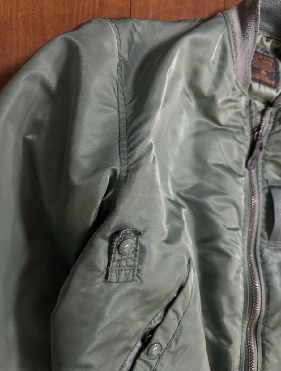 USED極上 希少50s ヴィンテージ復刻 USA製 アルファ MA-1【L USED極上 希少50s ヴィンテージ復刻 USA製 アルファ MA-1【L