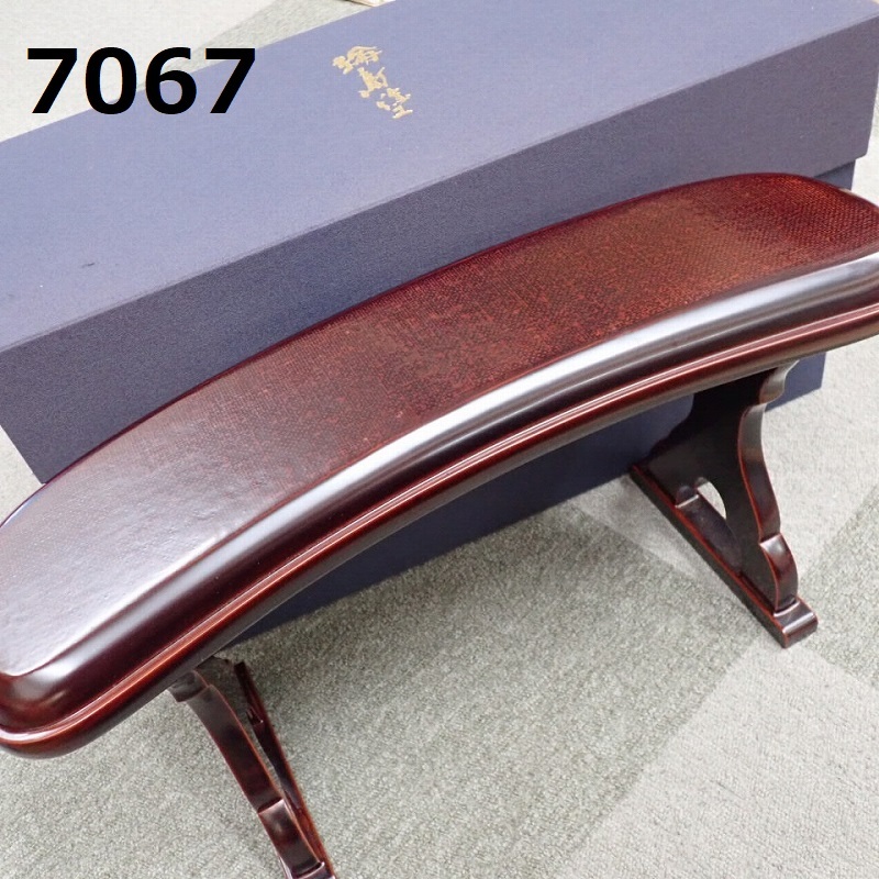 Yahoo!オークション - FK-7067 輪島塗 五島屋謹製 脇息 共箱 同梱不可...