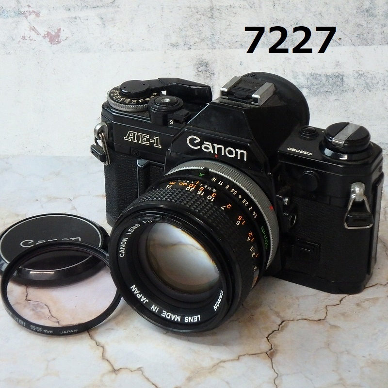 Yahoo!オークション - FK-7227 CANON AE-1 シャッターOK マニュアル ...