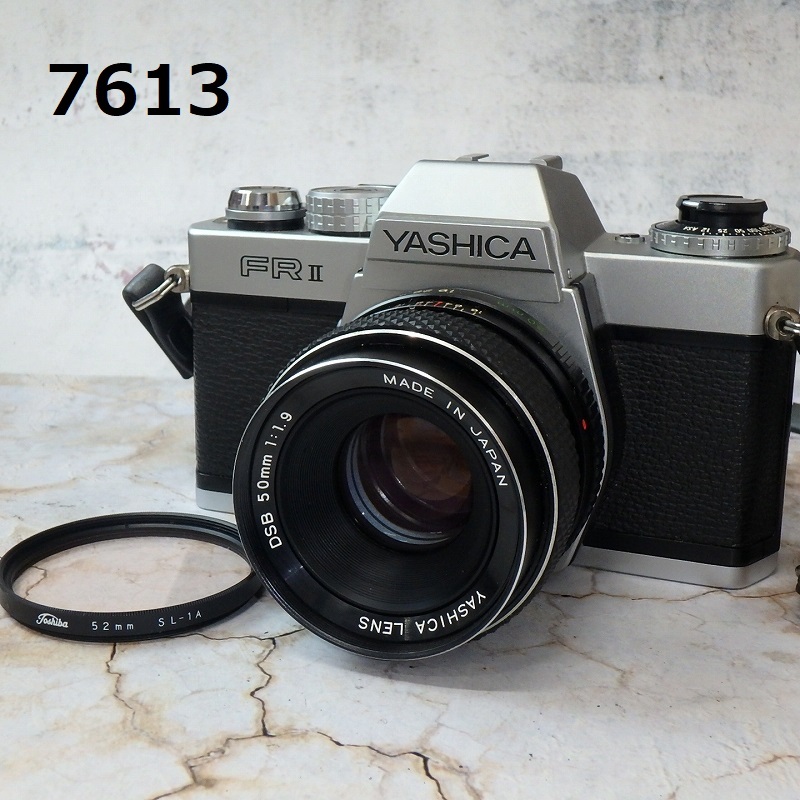 Yahoo!オークション - FK-7613 YASHICA FRⅡ DSB 50㎜ 1 1.9レンズ付 ...