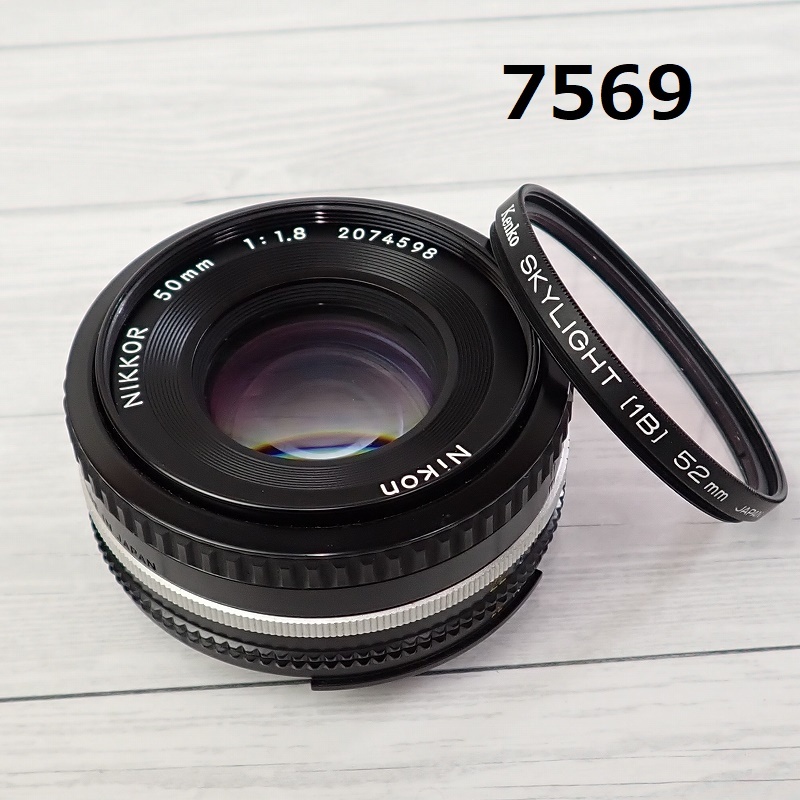 Yahoo!オークション - FK-7569 NIKON AI-S NIKKOR 50㎜ 1 1.8 要メン...