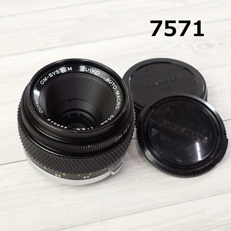 Yahoo!オークション - FK-7571 OLYMPUS OM-SYSTEM ZUIKO AUTO-MACRO 5...