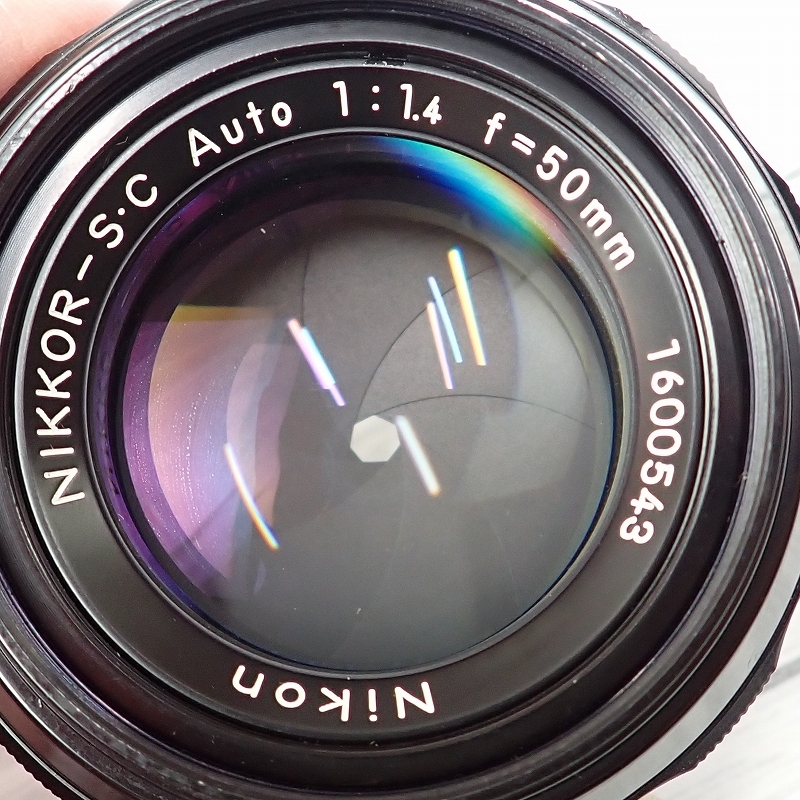 Yahoo!オークション - FK-7572 NIKON NIKKOR S/C AUTO 1 1.4 F=50㎜ 2...