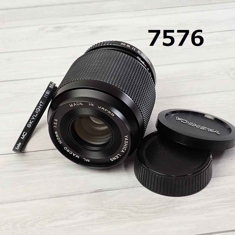 Yahoo!オークション - FK-7576 YASHICA LENS ML MACRO 100㎜ 1 3.5 美...