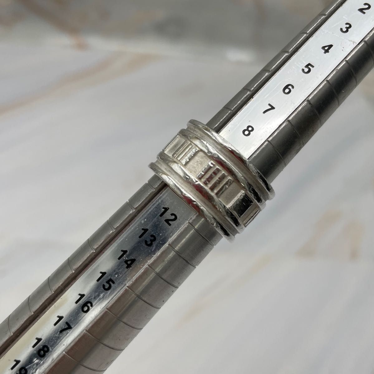 Tiffany&Co ティファニー アトラス ワイドリング 指輪 SV925 10 Tiffany&Co ティファニー アトラス ワイドリング 指輪 SV925 10