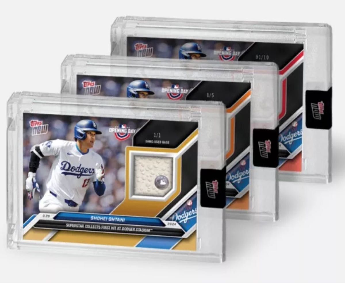 完全新品未開封 Topps Now 大谷翔平 ベース レリック カード 完全新品未開封 Topps Now 大谷翔平 ベース レリック カード