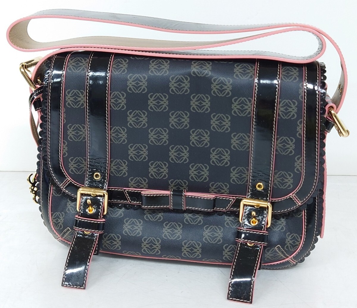 Yahoo!オークション - 【SR-426】 LOEWE ショルダーバッグ ロエベ ワン...