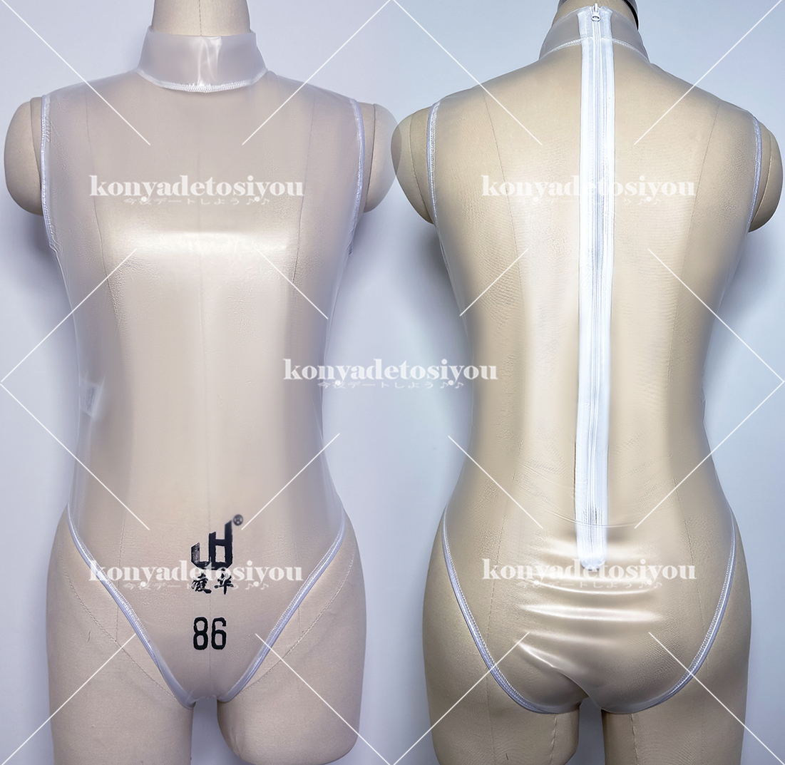Yahoo!オークション - LJH24065白M-L 超セクシー スケスケ シースルー ...