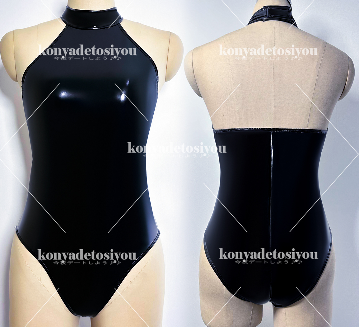 Yahoo!オークション - LJH23047黒 超光沢 バックシャン ハイレグ 水着...