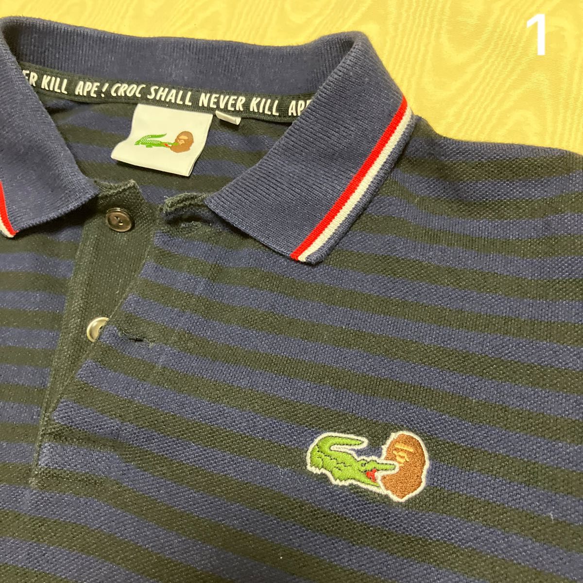 LACOSTE×A BATHING APE ラコステ アベイシングエイプ ポロシャツ LACOSTE×A BATHING APE ラコステ アベイシングエイプ ポロシャツ