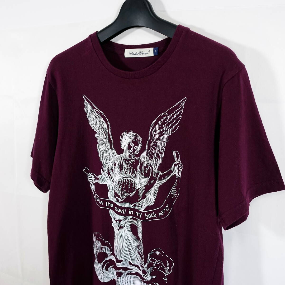美品】アンダーカバー 天使プリントTシャツ UNDERCOVER サイズ 美品】アンダーカバー 天使プリントTシャツ UNDERCOVER サイズ