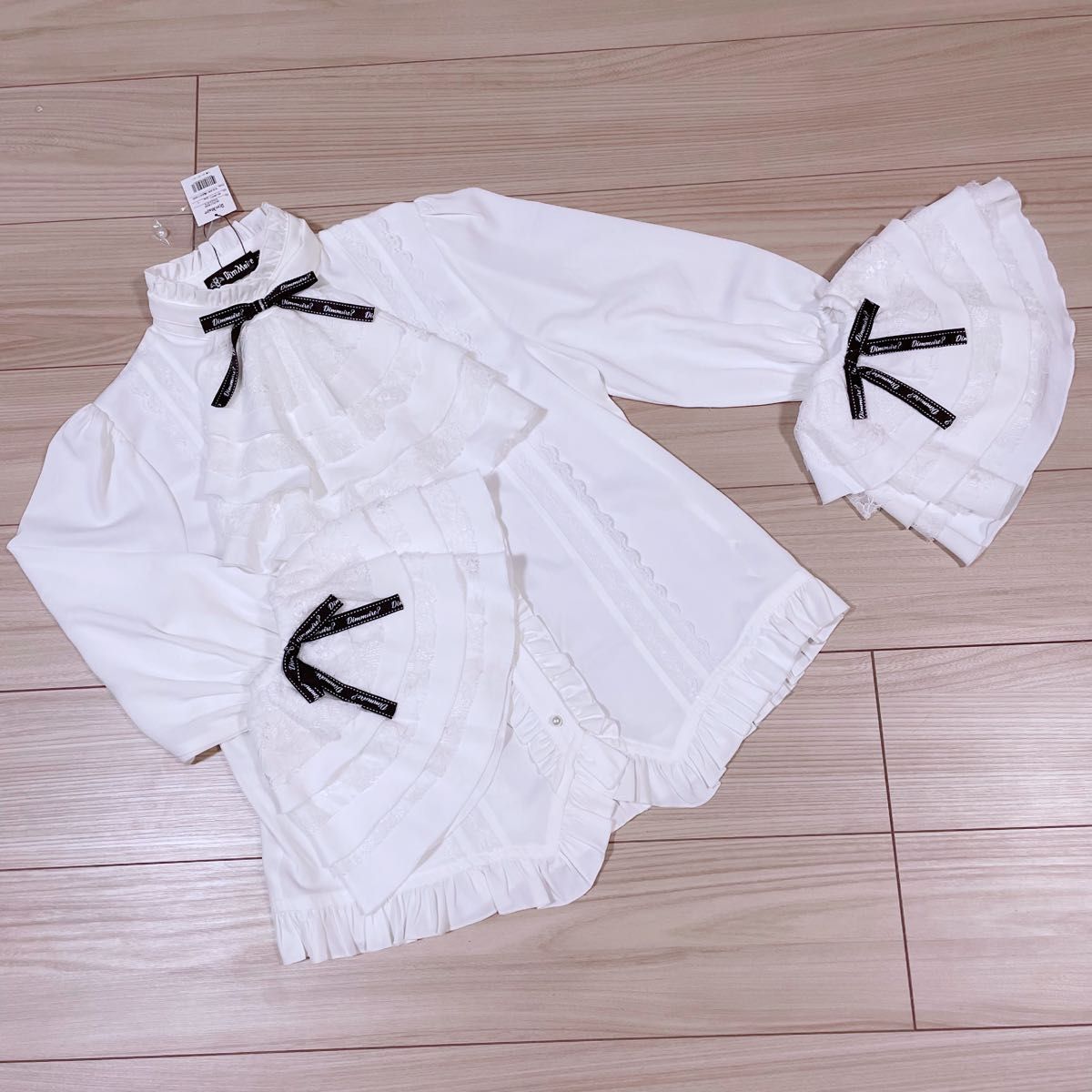 dimmoire おめかし2wayブラウス dimmoire おめかし2wayブラウス