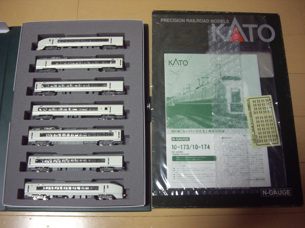 Yahoo!オークション - kato 651系 7両セット 品番10-173 動力車動作・...