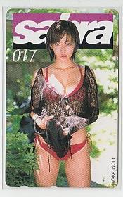 Yahoo!オークション - B=f732 井上和香 sabra テレカ