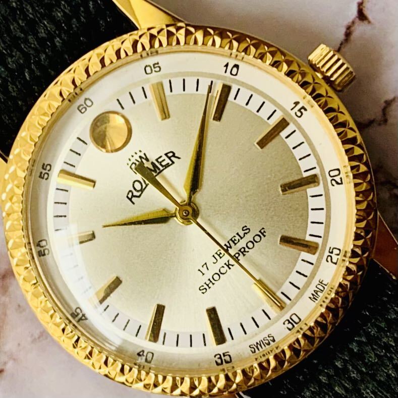 Yahoo!オークション - ROAMER 送料無料 オーバーホール時 メンズ腕時計...