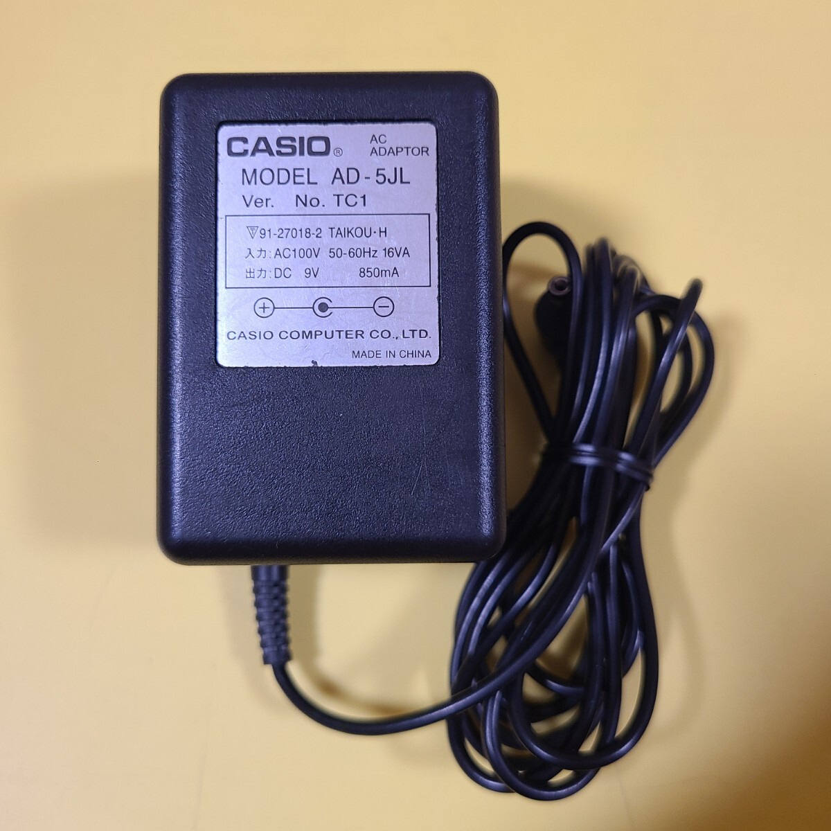 Yahoo!オークション - 0825-5 送料無料 カシオ ACアダプター AD-5JL キ...