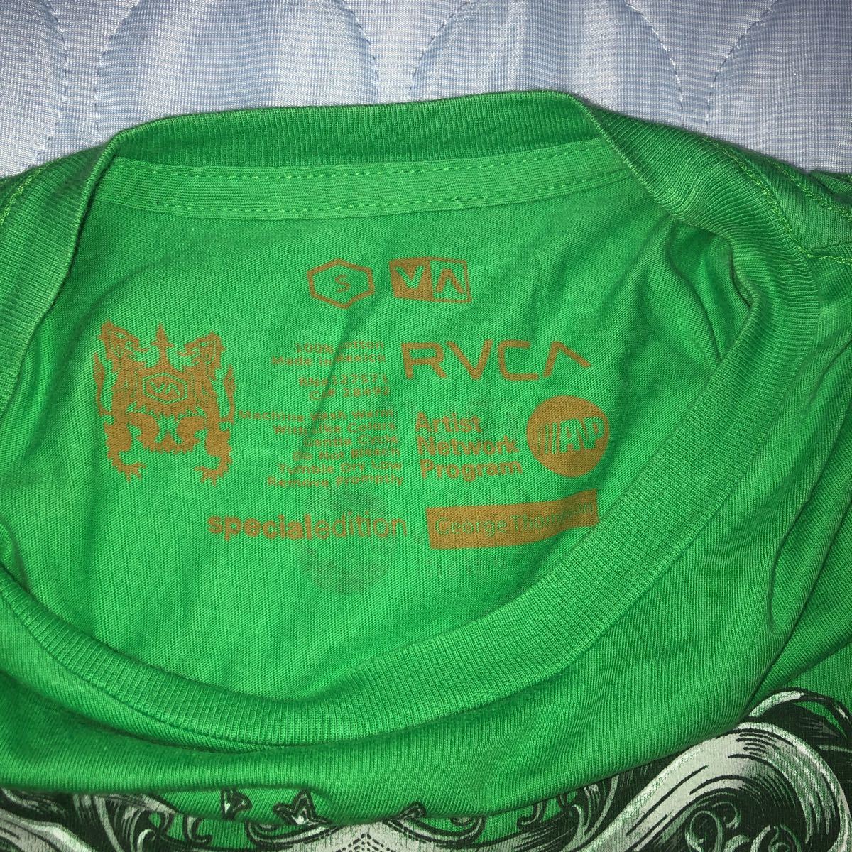 Yahoo!オークション - RVCA Tシャツ S ANP George Thompson ルーカ