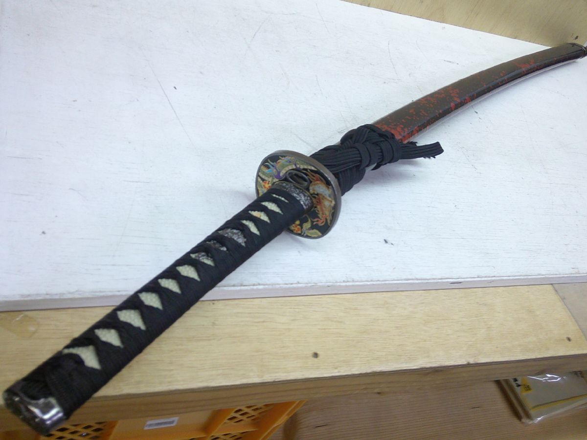 Yahoo!オークション - 36 送140サ 0917$B05 詳細不明 模造刀 中古品