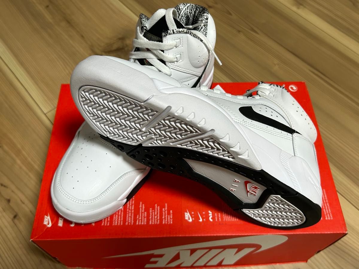 NIKE ナイキ エア フライト ライト MID ホワイト/ブラック 28 5 NIKE ナイキ エア フライト ライト MID ホワイト/ブラック 28 5