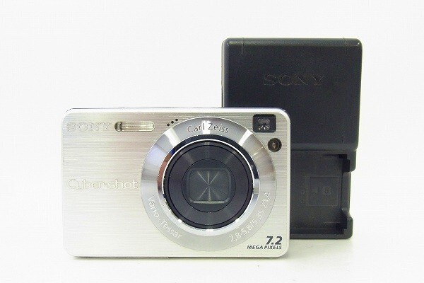 Yahoo!オークション - Z191-Y25C-219 SONY ソニー DSC-W110 コンデジ ...