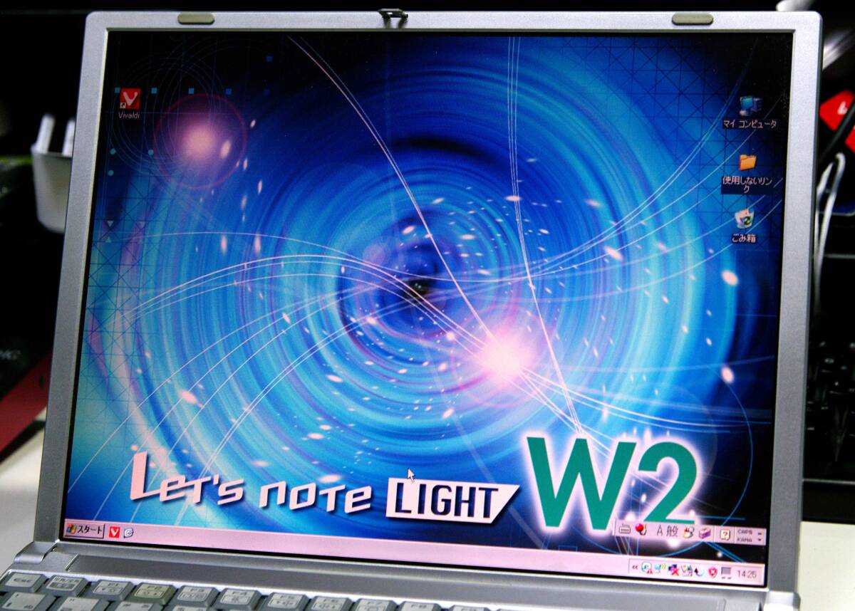 Yahoo!オークション - Let's note LIGHT CF-W2 Panasonic 30G RAM 768M...