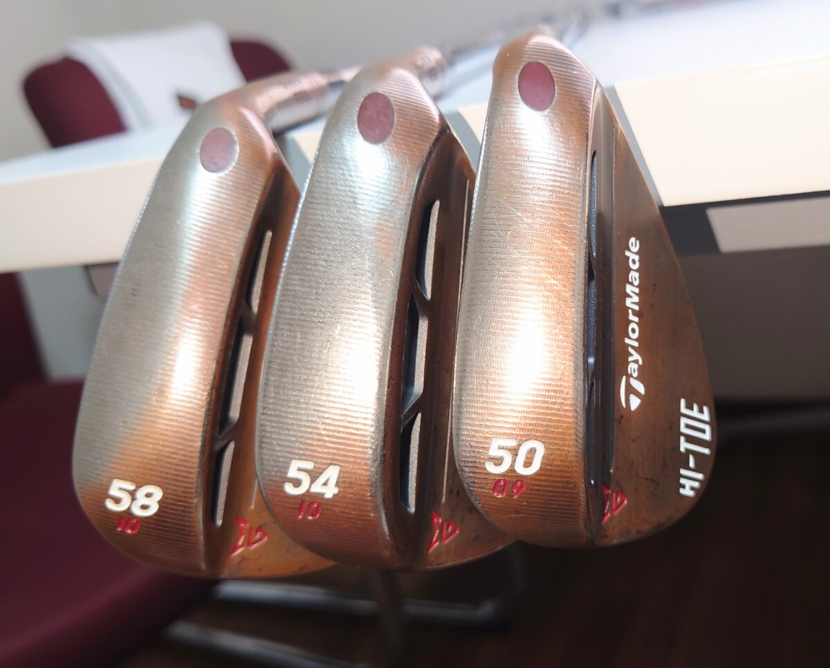 Yahoo!オークション - TaylorMade HI-TOE WEDGE 50 54 58 × KBS TOUR 1...