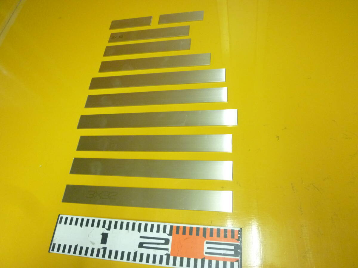 Yahoo!オークション - Q35 ステンレス フラット板 FB 3×32 HL 端材 計...