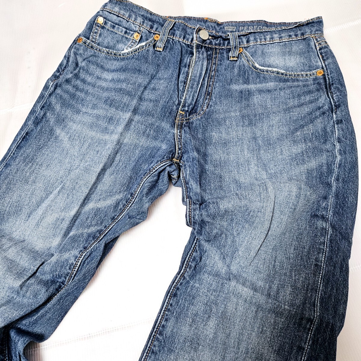 Yahoo!オークション - LEVIE’S 505 PERFORMANCE W29 L32 牛革バッチ ...