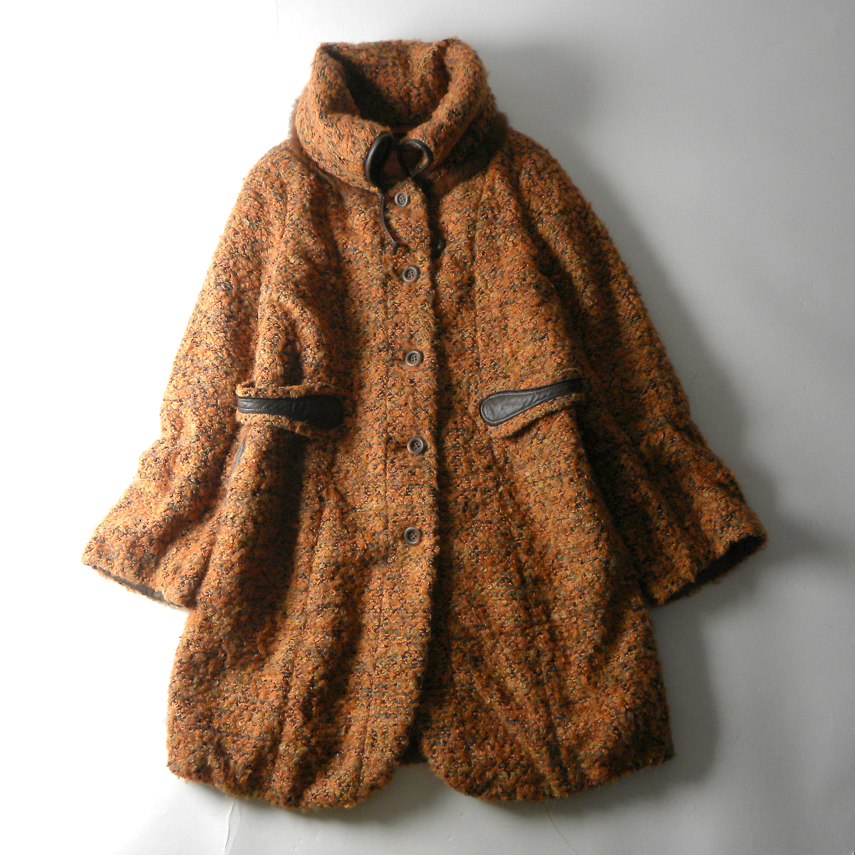 Yahoo!オークション - イヴィスト IVISUTO 見た目も暖かい ウールブレ...