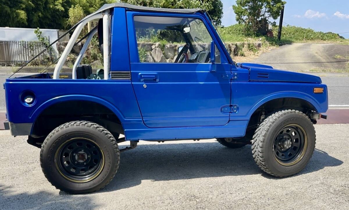 Yahoo!オークション - スズキ ジムニー JA11C 人気のブルー フルメタル...