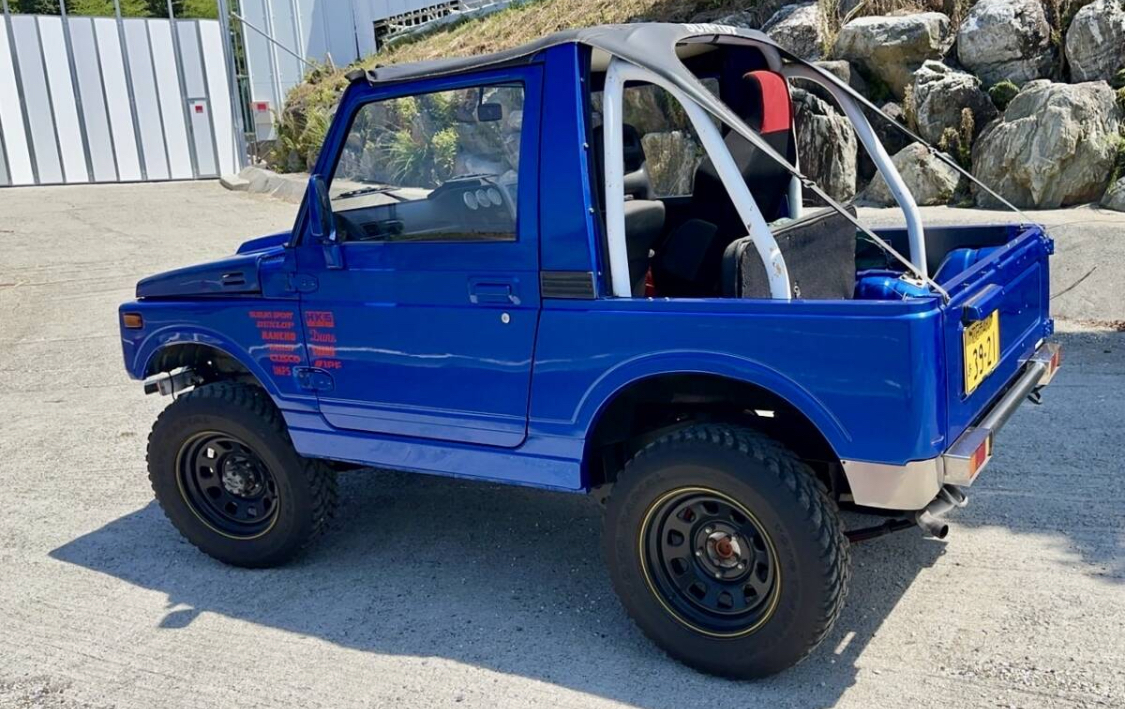 Yahoo!オークション - スズキ ジムニー JA11C 人気のブルー フルメタル...