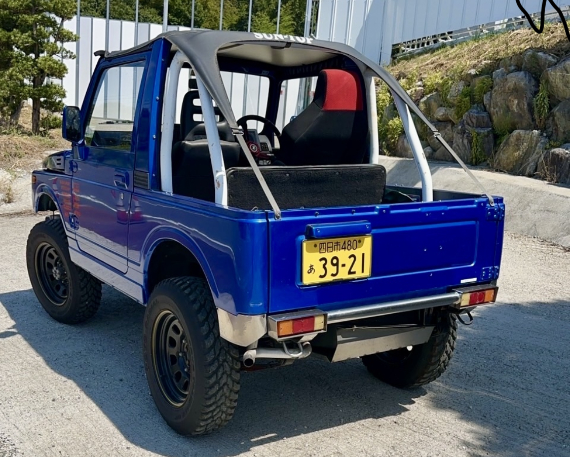 Yahoo!オークション - スズキ ジムニー JA11C 人気のブルー フルメタル...