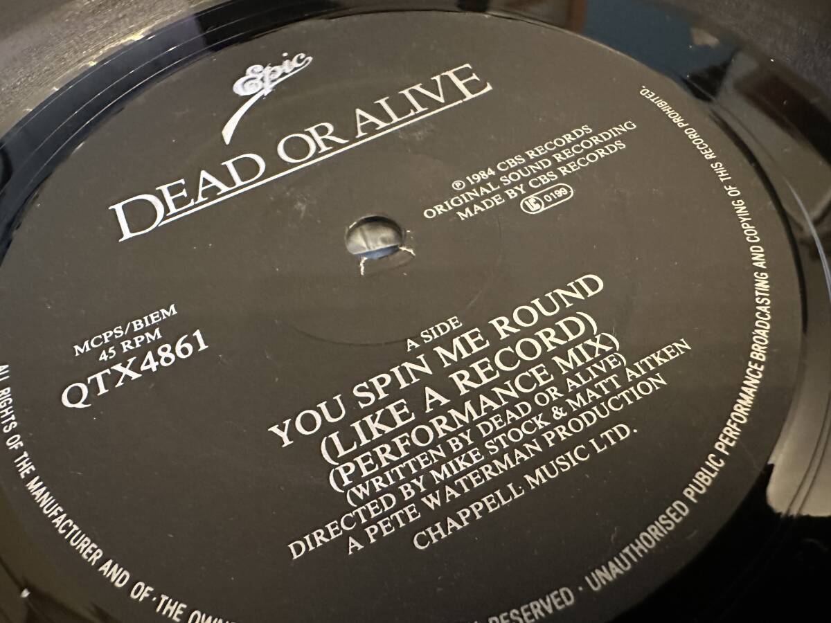 Yahoo!オークション - 12” Dead Or Alive / You Spin Me Round (Like ...
