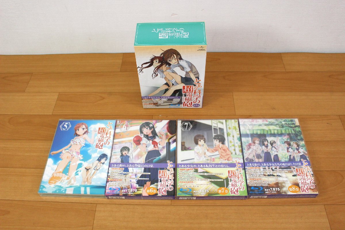 現状品 BDソフト 「とある科学の超電磁砲」初回限定版 全8巻セット GNXA-1221～1228/GENEON UNIVERSAL 収納BOX 傷み (2771384) :: Yahoo ...