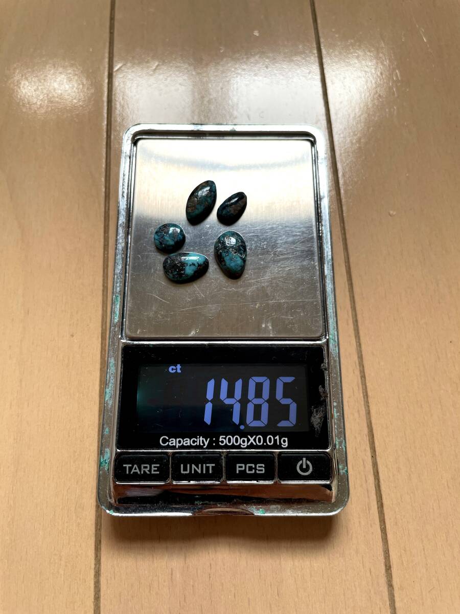 Yahoo!オークション - インディアンマウンテン ターコイズ 14.85ct オ...