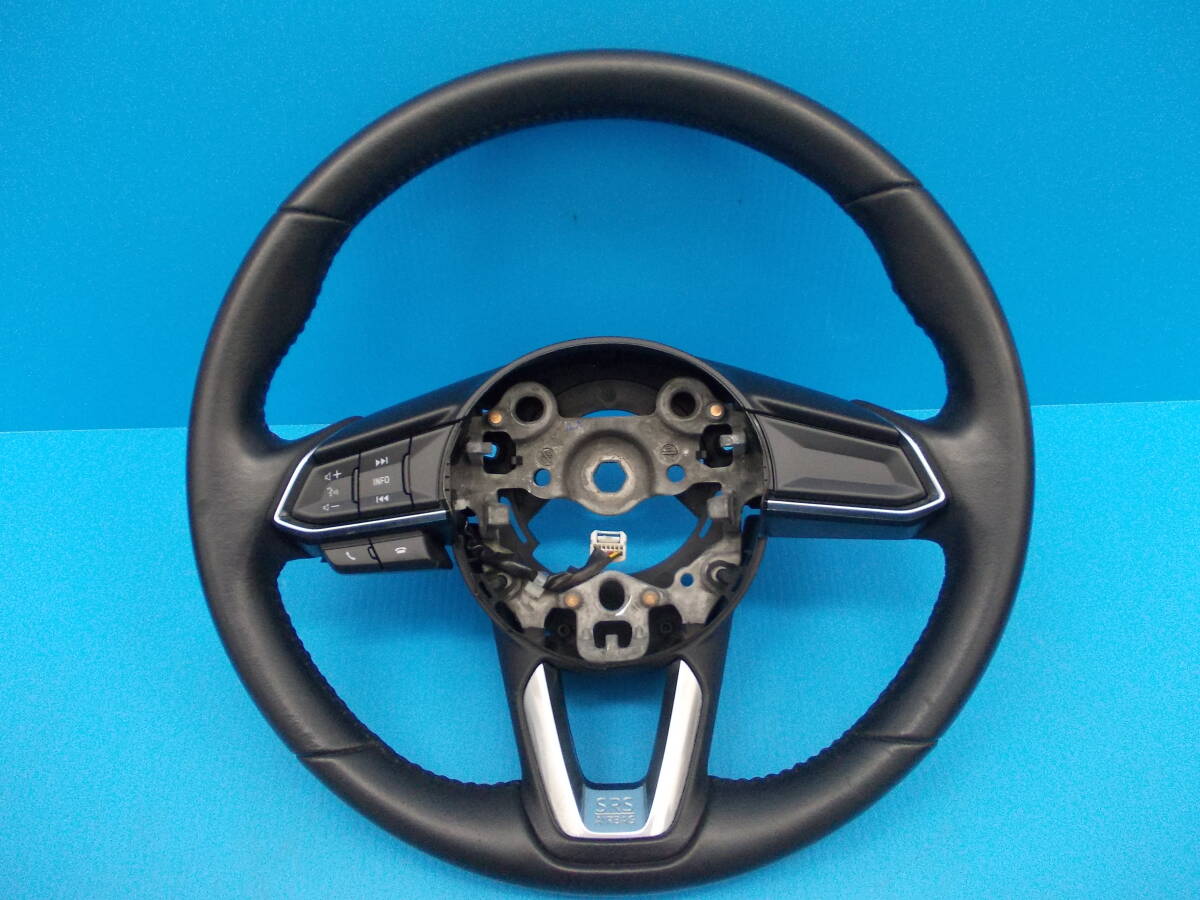 Yahoo!オークション - 中古 DJ3FS/デミオ レザーハンドル/ステアリン...