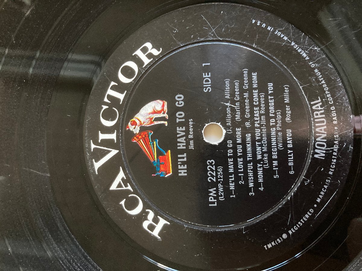 Yahoo!オークション - LPA20802 JIM REEVES ジム・リーヴス / HE'LL HA...