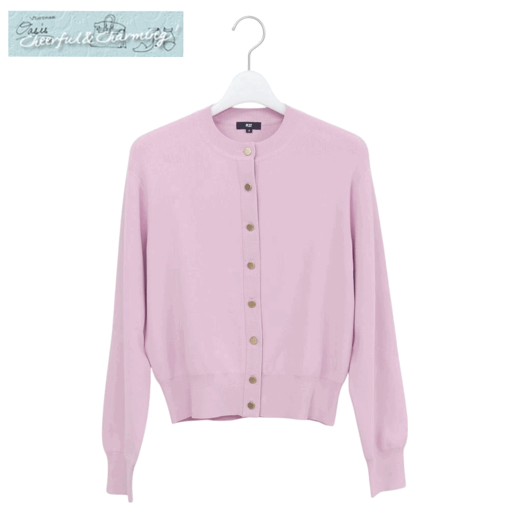 Yahoo!オークション - PLST UVカットレーヨンブレンドメタルボタンカー...