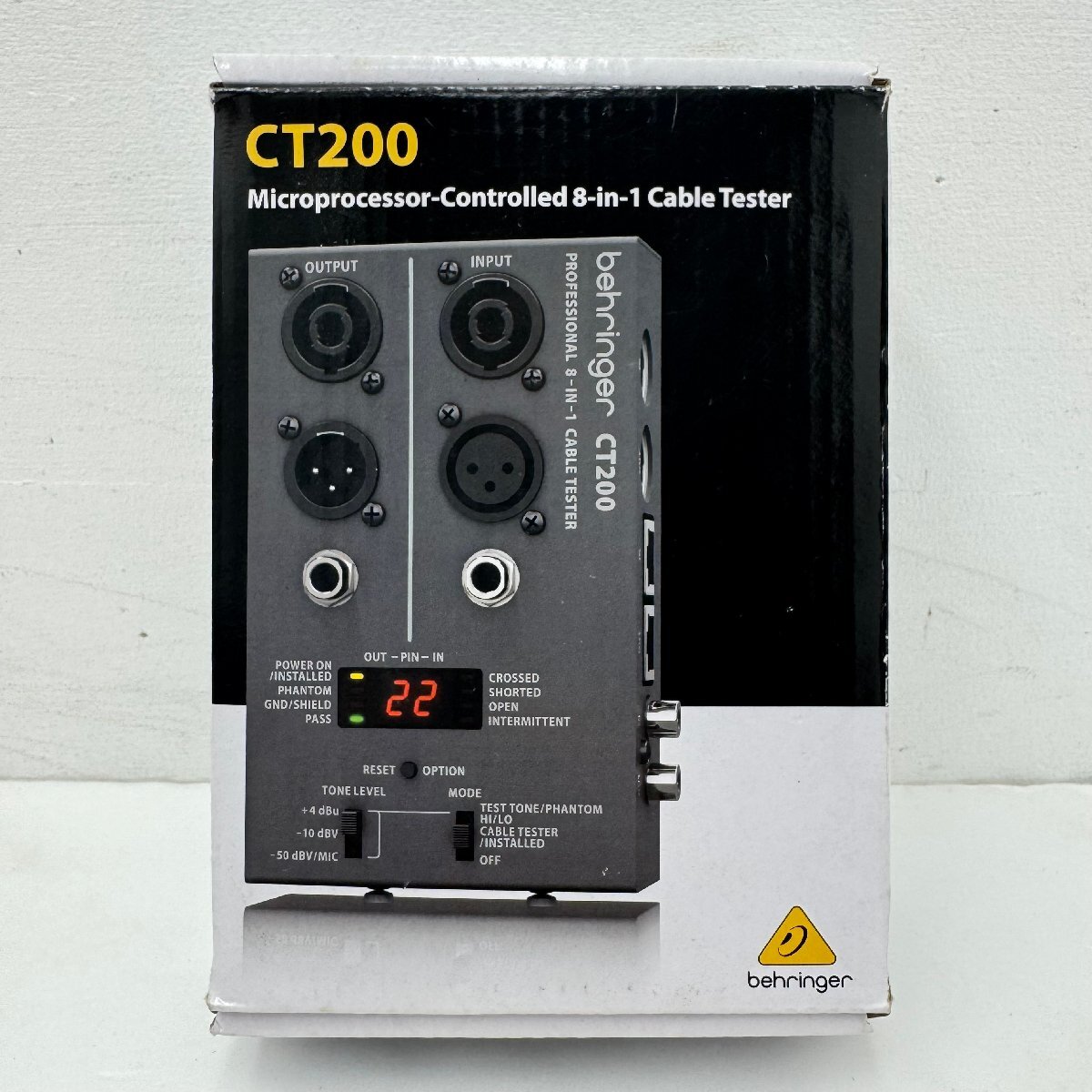 Yahoo!オークション - behringer CT200 ベリンガー ケーブルテスター ...