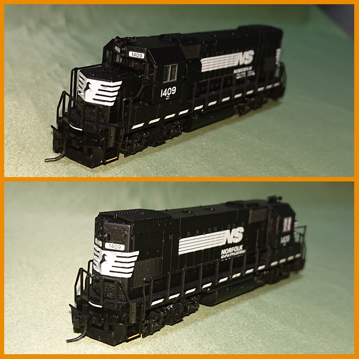 Yahoo!オークション - ATLAS 52617 EMD GP15-1 norfolk southern #1409...