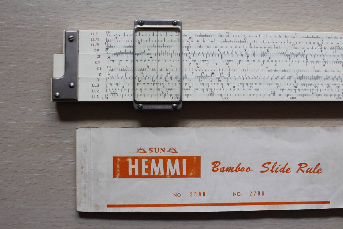 Yahoo!オークション - ヘンミ計算尺 259D機械技術用 箱と取説付き