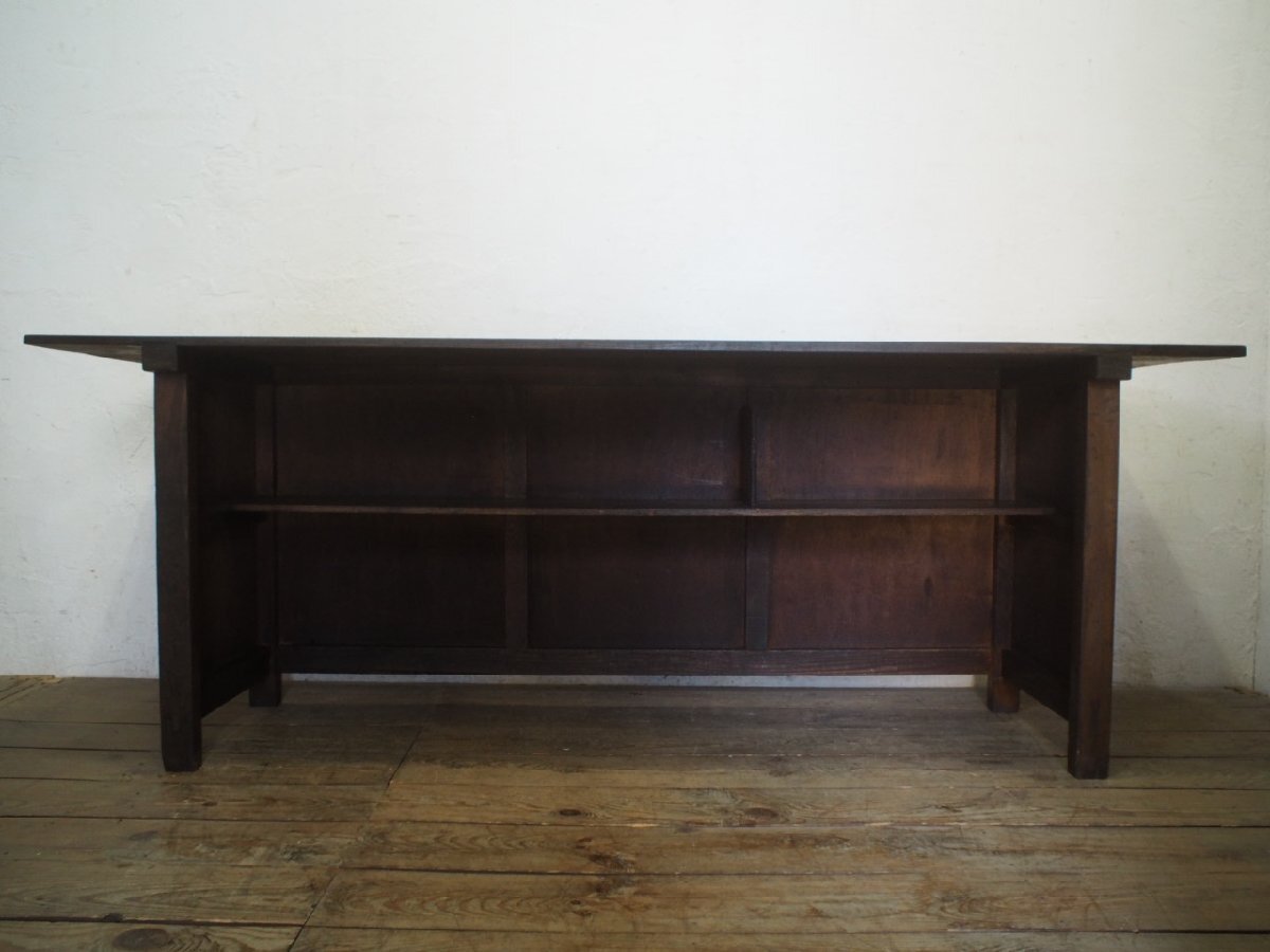 Yahoo!オークション - タ荷R0383 天板W198cm×D58cm アンティーク 味わ...