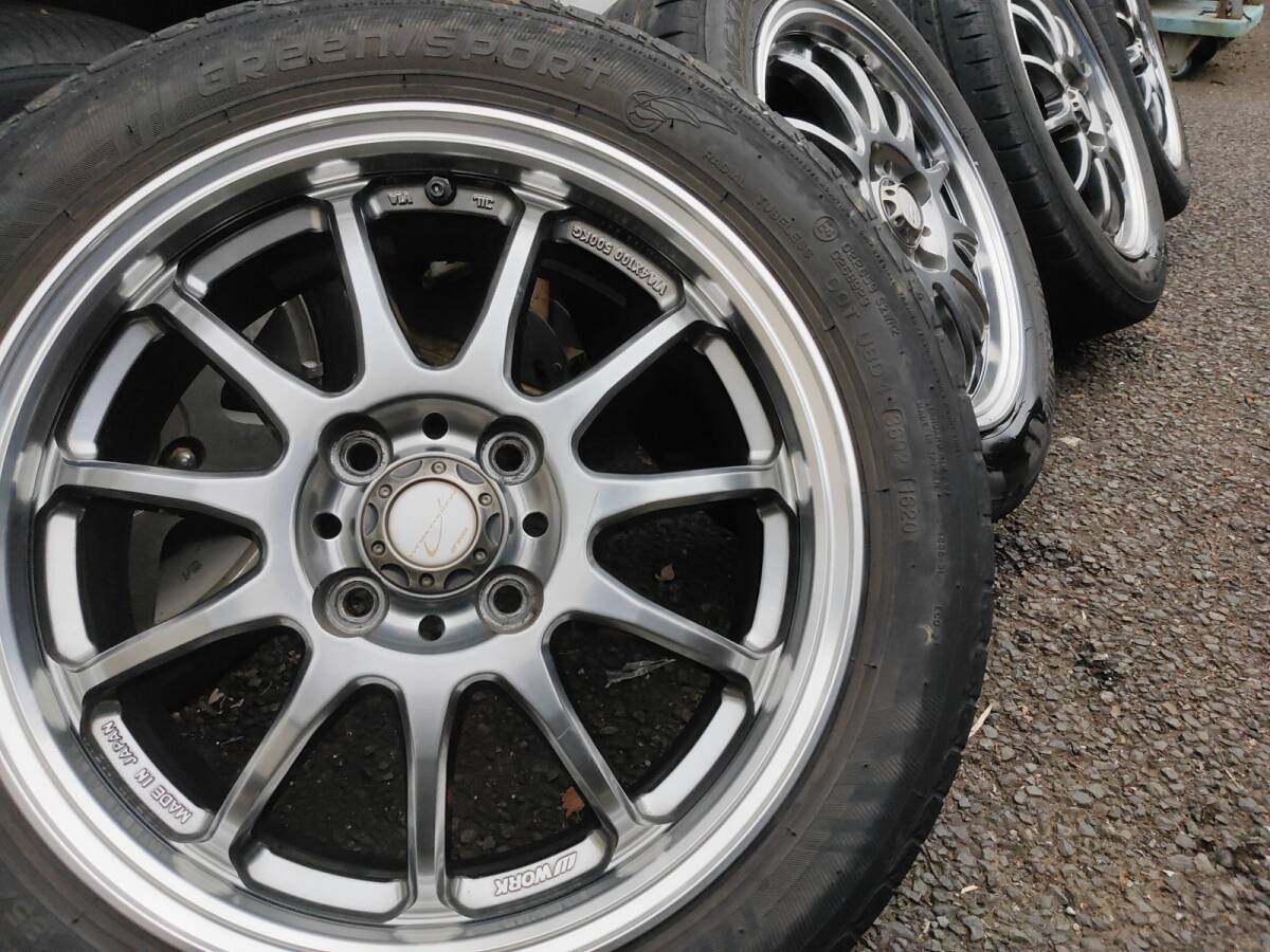 キューブ外し ワークエモーション11R 15インチ6Jインセット52 4穴PCD100 GTS/RC 185/55R15タイヤ付4本セット(ラジアルタイヤ)｜売買されたオークション情報 ...