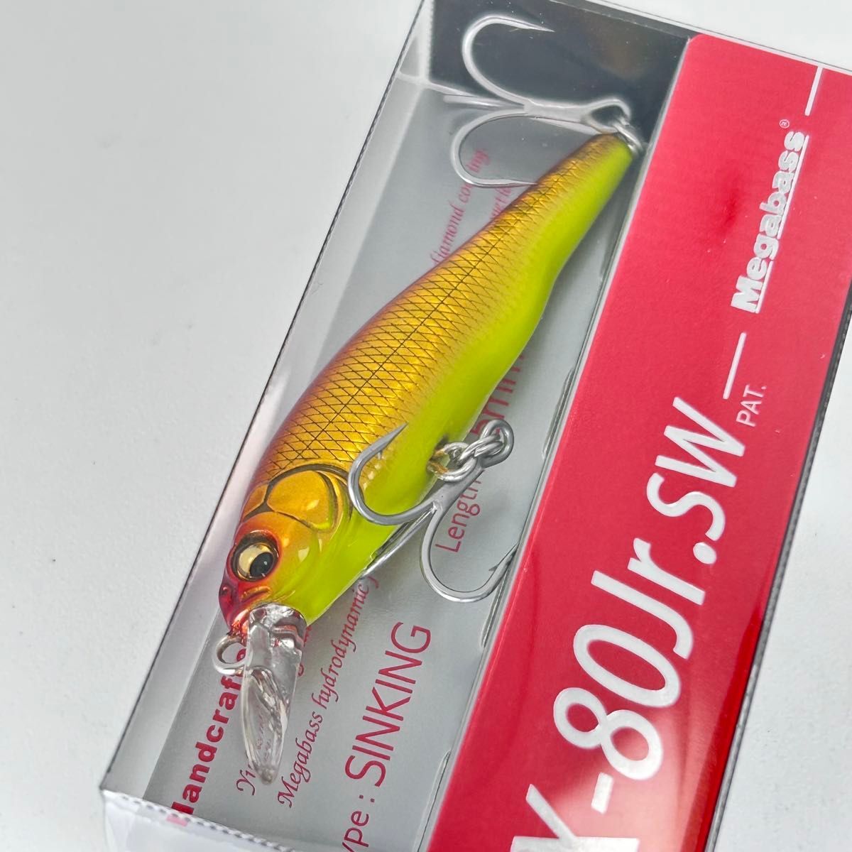 メガバス X-80Jr SW 2個セット PM RED HEAD & GG AKAKIN X80 ジュニア ハチマル Custompaint Jerkbait サーフ シーバス(ミノー)｜売買 ...