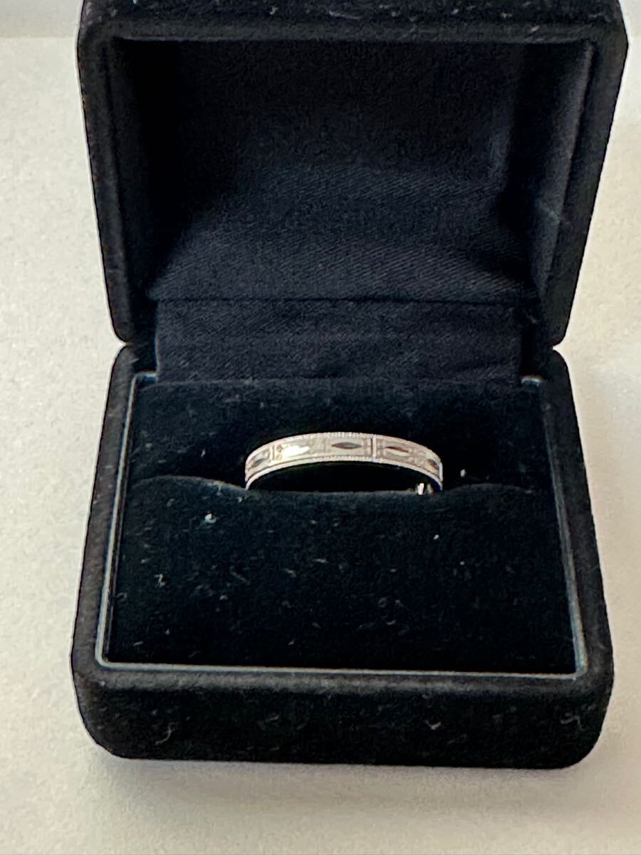 Yahoo!オークション - Pt 850 刻印 リング プラチナ Pt850 指輪 重量約...