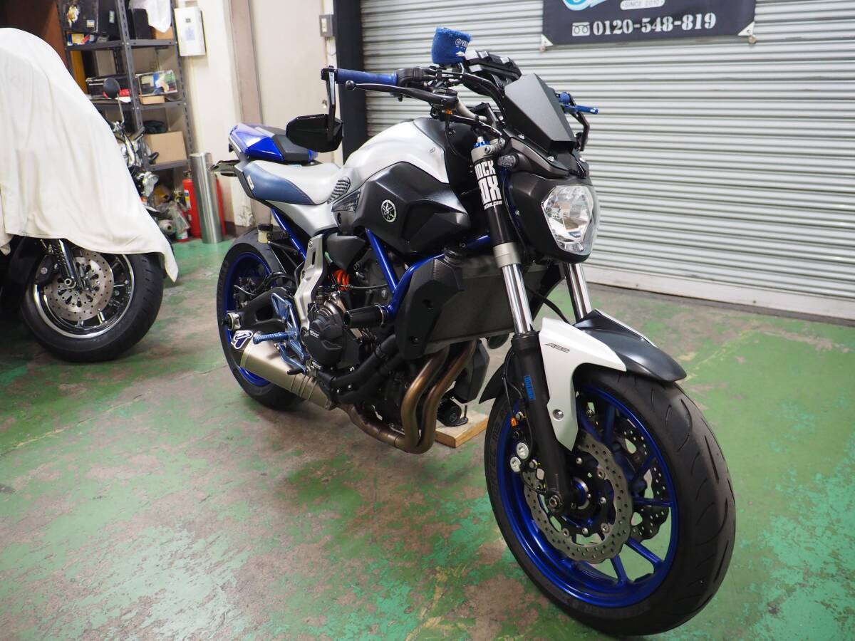 Yahoo!オークション - ヤマハ MT-07A 2015年モデル 車検たっぷり カス...