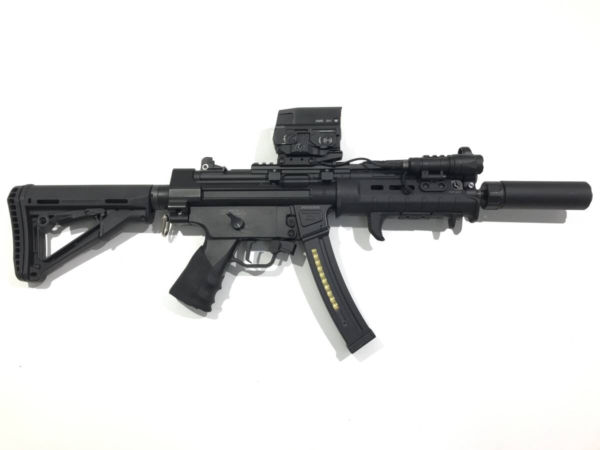 1円スタート ジャンク品 H＆K MP5 A5 外装カスタム 次世代電動ガン リポバッテリー ライト / ホロサイト / サプレッサー付 本体のみ(電動ガン)｜売買されたオークション情報 ...